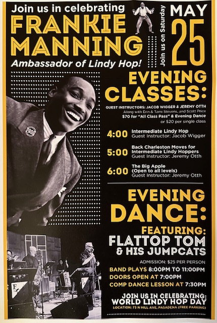A Celebration of Legendary Lindy Hopper, Frankie Manning, w/ Afternoon ...