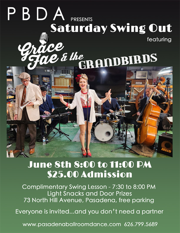 Grace Fae & The Grandbirds Onstage Debut at PBDA, This Saturday Night ...