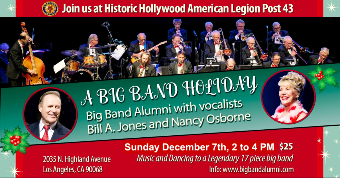 A BIG BAND HOLIDAY, American Legion Post 43, Hollywood - SwingDance.LA