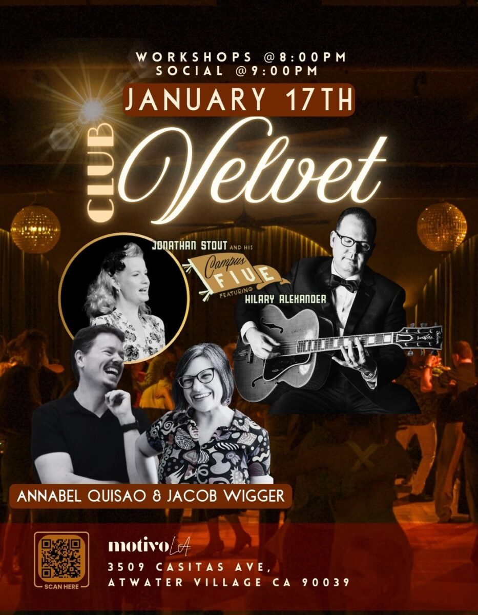 Jonathan Stout and His Campus Five ft. Hilary Alexander - SwingDance.LA