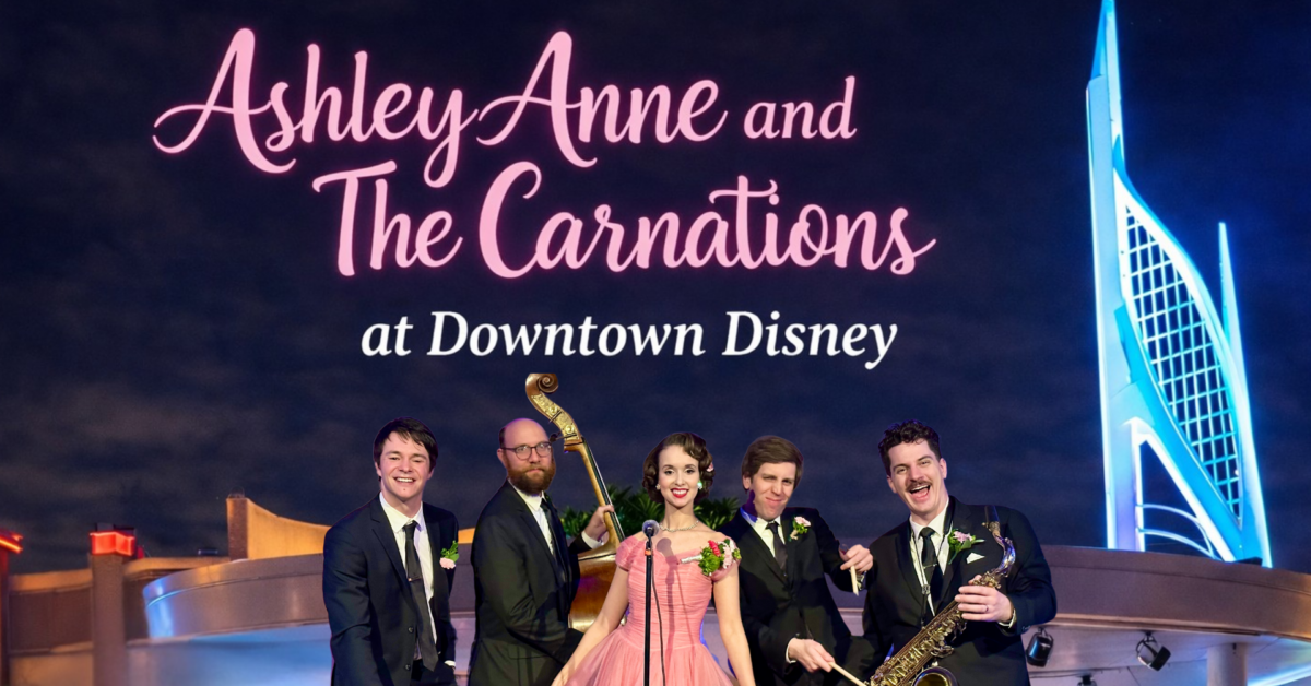 Ashley Anne & The Carnations at Downtown Disney! - SwingDance.LA